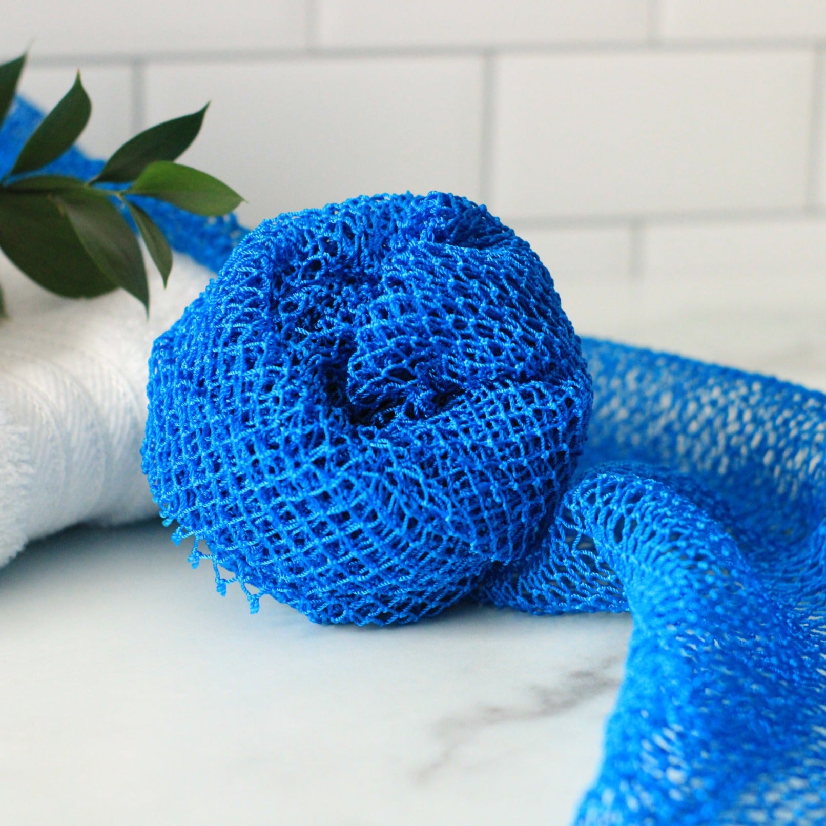 African Net Sponge: Lighting Blue – SwankOnYa Self Care